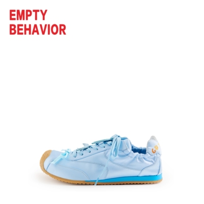 EMPTY BEHAVIOR·GO VACAY·阿甘运动芭蕾鞋 丝绸蓝色粉色 双色
