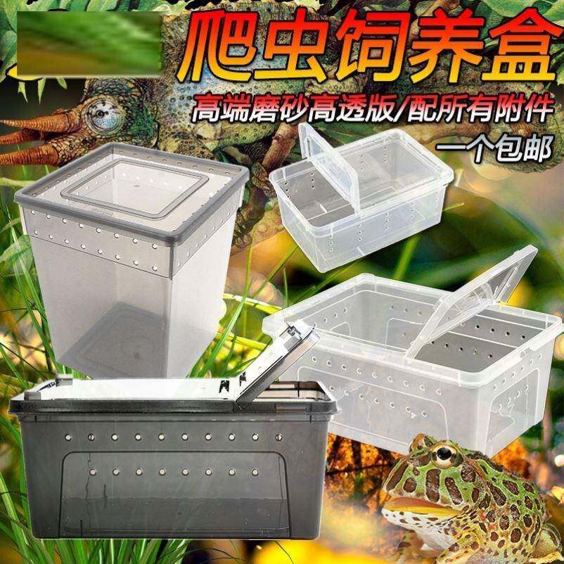 爬虫饲养盒守宫蜘蛛蛇爬宠箱蚕蜗牛昆虫寄居蟹角蛙乌龟缸人渣盒