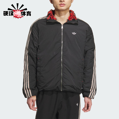 Adidas/阿迪达斯正品三叶草男士休闲双面穿立领宽松外套KC0105