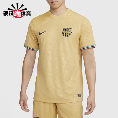 Nike/耐克正品2025男士训练圆领套头透气运动足球短袖DJ7675-715