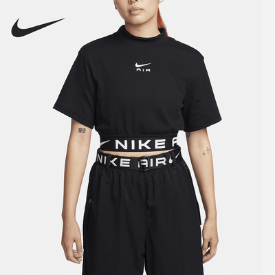 耐克女子运动休闲透气短袖