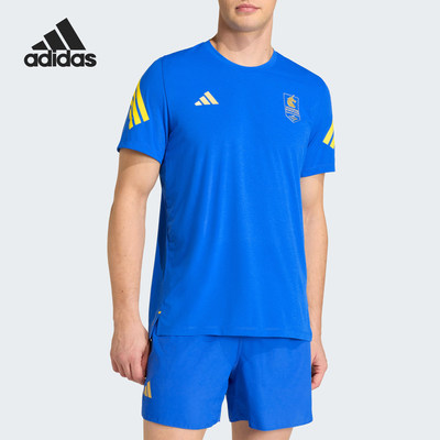 Adidas/阿迪达斯正品夏季男士马拉松系列跑步短袖T恤KE8454