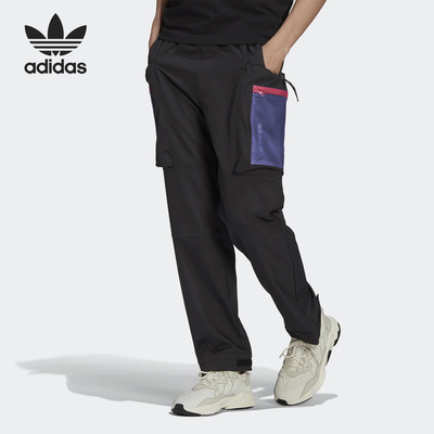 Adidas/阿迪达斯正品当季男子新款工装三叶草运动长裤 H09349