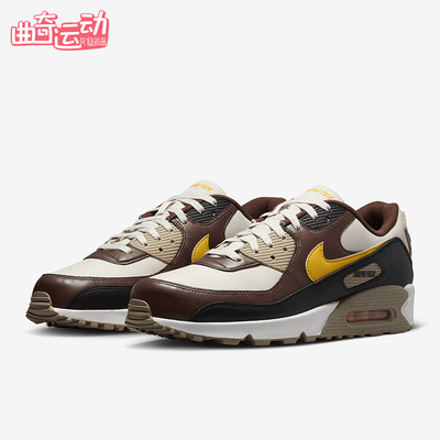 Nike/耐克正品Air Max 90男女低帮拼接气垫减震跑步鞋FD5810-201