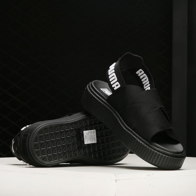 Puma/彪马正品Plaorm Sandal女子沙滩鞋松糕厚底凉鞋 365478-01