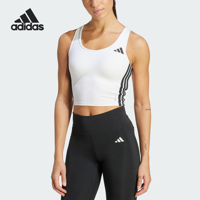 Adidas/阿迪达斯正品2025夏季款女士工字背设计内衣KC2471