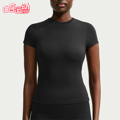 Nike/耐克正品新款女士修身圆领弹力套头短袖T恤IR5023-054