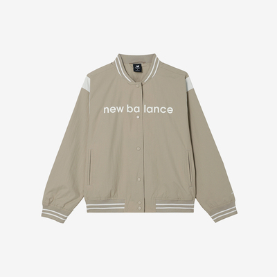 New Balance/NB正品运动女子户外休闲梭织夹克外套AWJ33312-BNN