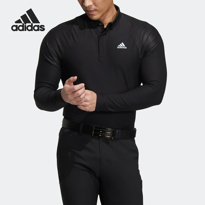 Adidas/阿迪达斯正品当季新款男子高尔夫长袖Polo衫HG4114