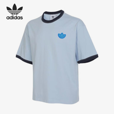 阿迪达斯男士休闲运动短袖
