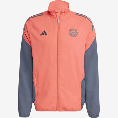 Adidas阿迪达斯正品Bayern男款拉链立领运动休闲长袖T恤JN5629