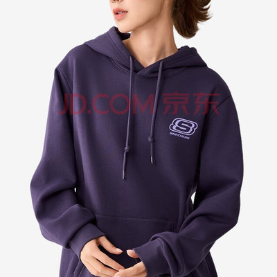 Skechers斯凯奇正品男女长袖连帽休闲运动卫衣L425U103-05HS