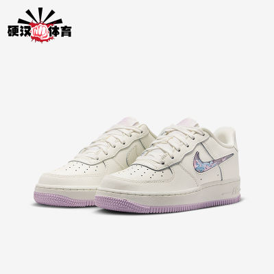 Nike/耐克正品Air Force 1 GS女子大童透气耐磨运动鞋IQ9795-151