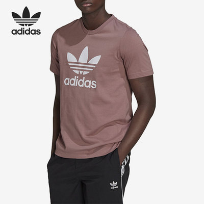 Adidas/阿迪达斯正品夏季三叶草男子运动圆领短袖T恤HN5446