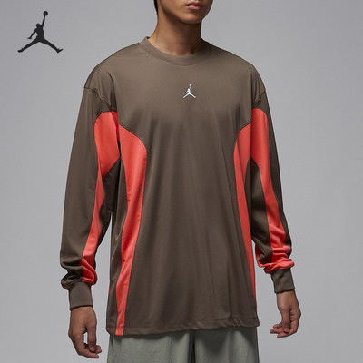 Nike/耐克正品春秋JORDAN男士时尚印花球衣长袖T恤IF1886-040