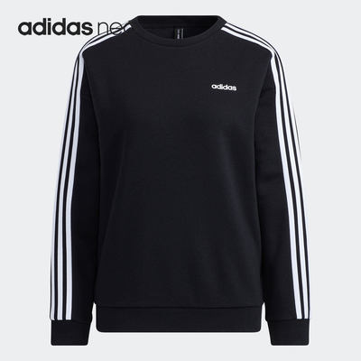 Adidas/阿迪达斯正品冬季女子圆领加绒运动休闲卫衣HG9052
