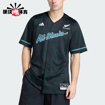 Adidas/阿迪达斯正品ALBLACKSBASEBALJERSEY短袖球衣JL8043