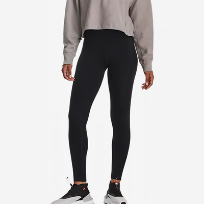 UA/安德玛正品Meridian柔感女士高腰训练紧身运动长裤1382522-001