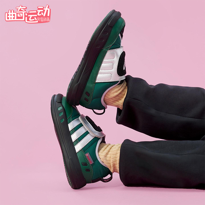 Adidas/阿迪达斯正品PUFFY SKIPPER小童低帮减震运动休闲鞋KI9324