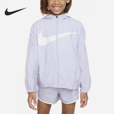 Nike/耐克正品Swoosh Windbreaker梭织小童夹克FQ3656-536