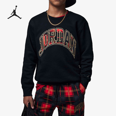 Nike/耐克正品Air Jordan大童运动加绒套头卫衣FB9422-010