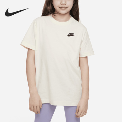 Nike/耐克 正品 CLUB SS BOY 大童运动短袖休闲T恤 FD0927-113