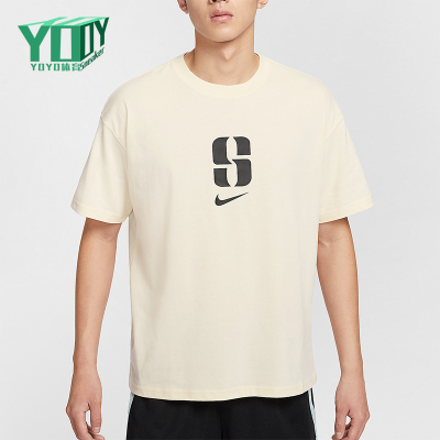 Nike/耐克正品2025男士休闲圆领套头印花透气篮球短袖IO4239-113