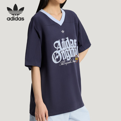 Adidas/阿迪达斯正品三叶草女士经典日常运动短袖T恤KT3063