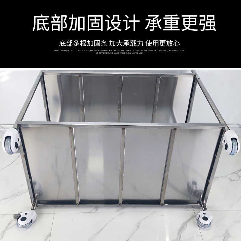 不锈钢推车c手术处置台医院加长器械车操作台置物架治疗车双层推