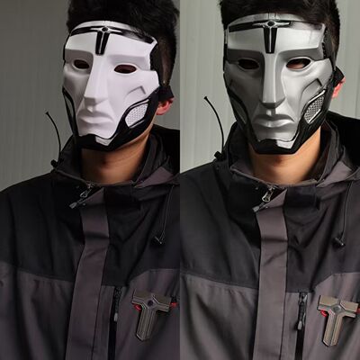 三角洲典狱长面罩3D打印格赫罗斯Cosplay面具通用款可调结松紧
