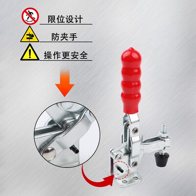 垂直式快速夹具工装夹钳11501 11502 12501 120502-B肘夹压紧器