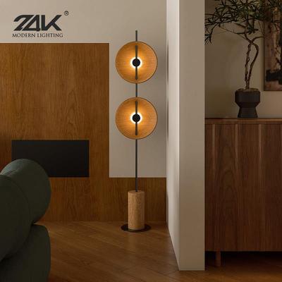 中古风实木客厅落地灯设计师款Mito氛围沙发侧床头灯原木卧室台灯