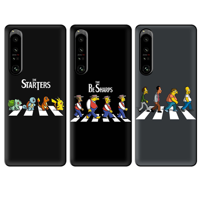 适用索尼Xperia 1 V手机壳恶搞披头士乐队TheBeatles辛普森一家Xperia1VI/5III/Pro-I皮卡丘硅胶软壳保护套