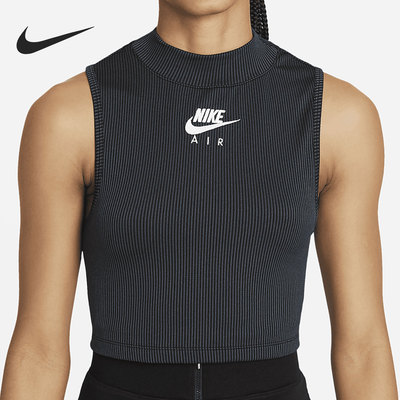 耐克女子短款紧身无袖背心