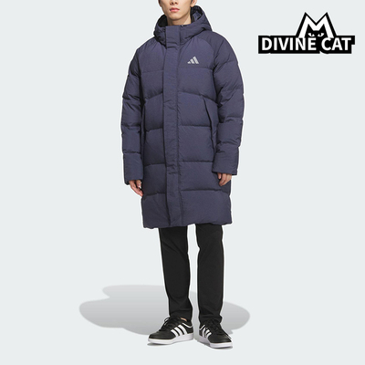 Adidas/阿迪达斯正品冬季男士休闲保暖户外运动连帽羽绒服KR0934