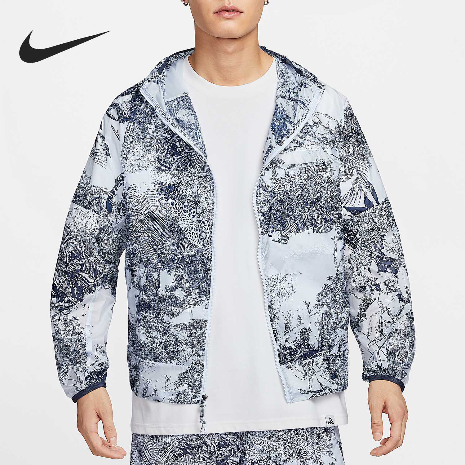 Nike/耐克正品Cinder Cone男士宽松时尚印花外套HJ2886-085