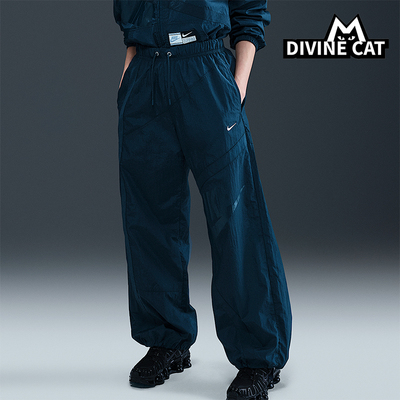Nike/耐克正品2025冬季女士时尚宽松潮流休闲系带长裤HJ4179-478