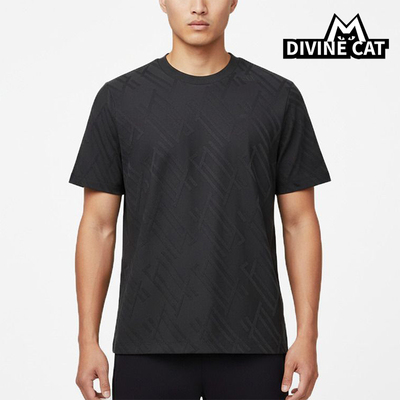 Adidas/阿迪达斯正品新款男黑色训练轻盈经典速干短袖T恤KW4763
