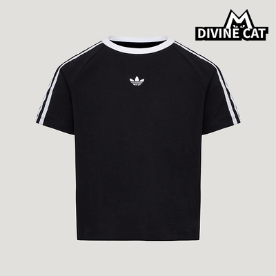 Adidas/阿迪达斯正品三叶草LACET-SHIRT新款经典短袖T恤KU3111
