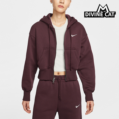 Nike/耐克正品秋冬女士运动加绒复古潮流休闲夹克外套HV2427-652