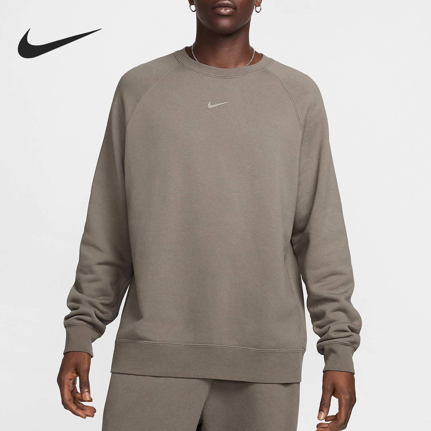 Nike/耐克正品NOCTA男士加绒宽松复古休闲圆领卫衣FN8160-040