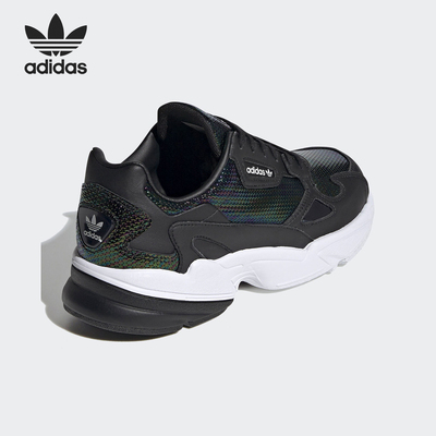 Adidas/阿迪达斯正品三叶草女士系带低帮减震休闲鞋EF5517