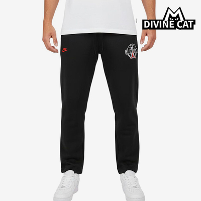 Nike/耐克正品JORDAN针织长裤新款男黑红色长裤IO9826-010