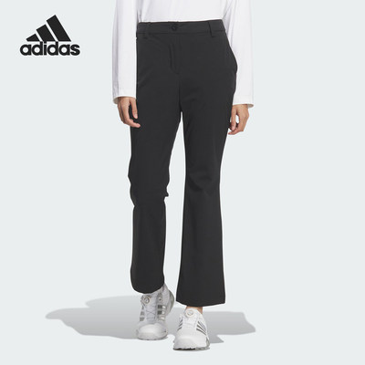 Adidas/阿迪达斯正品2026女士高尔夫微喇修身经典长裤KA4325