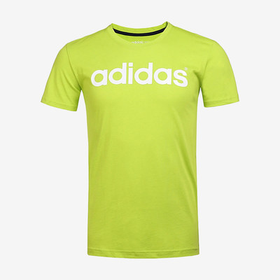 Adidas阿迪达斯正品生活系列男短袖透气圆领字母运动T恤AK0947