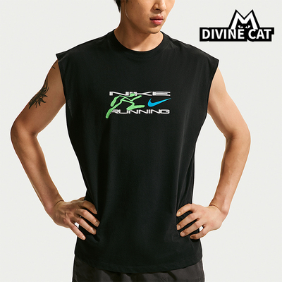 Nike/耐克正品男士运动舒适休闲透气无袖拉链T恤IM5316-010