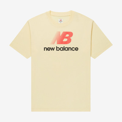 New Balance新百伦正品男字母印花圆领短袖T恤MT41542-MZ