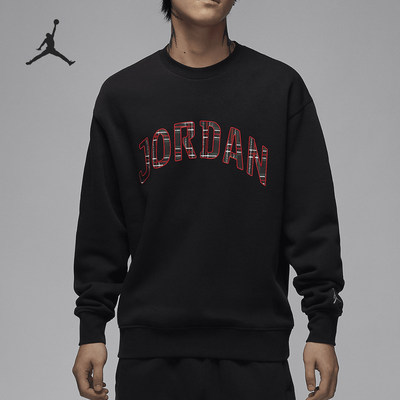 Nike/耐克正品JORDAN男士加绒休闲保暖针织卫衣FV7461-010