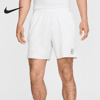 Nike/耐克正品Dri-FIT 男士运动网球简约训练短裤FZ6914-100