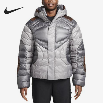 Nike/耐克正品冬季款男士拼接时尚保暖宽松棉服FB7423-029